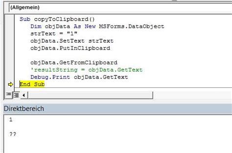 How Can I Copy An Array To Clipboard In Excel Vba Stack Overflow