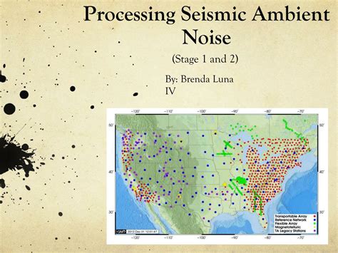 Ppt Processing Seismic Ambient Noise Powerpoint Presentation Free