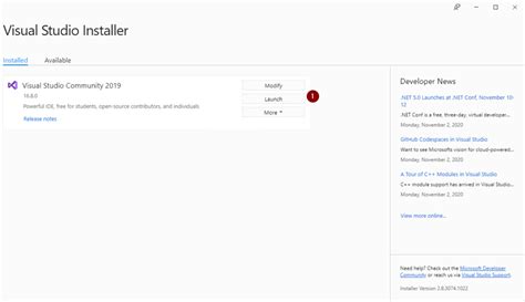 Install Visual Studio