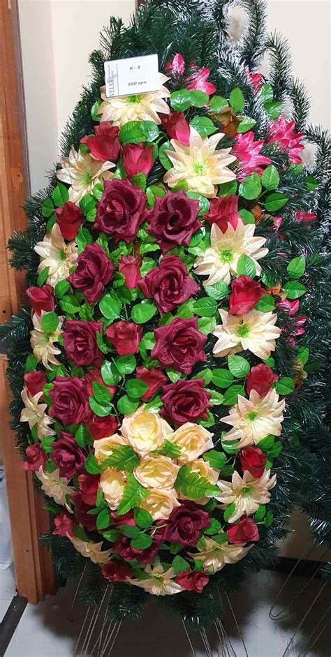 Вінки зі штучних квітів за доступною ціною ГРААЛЬ