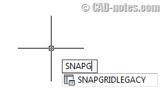 AutoCAD Legacy Snap To Grid CADnotes