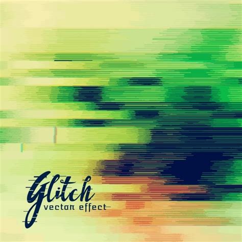 Free Vector Modern Abstract Background Glitch Effect