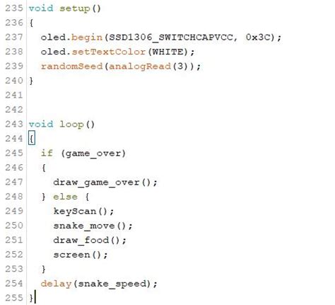 Arduino Snake Game Elecrow