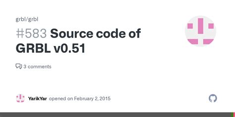 Source Code Of Grbl V051 · Issue 583 · Grblgrbl · Github