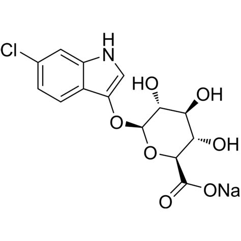 6 Chloro 3 Indolyl B D Glucuronide Sodium Biochemical Reagent Medchemexpress