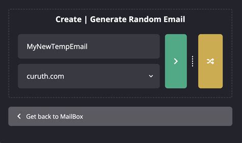 step by step how to create and use temporary email addresses