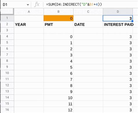 Google Sheets The Sum Of A Vertical Section Based On An Two Points In Adjacent Column Stack