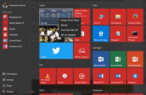 Turn Off Windows 10 Live Tiles Chlisthollywood