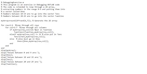 Solved The Following Above Is A Debugging Exercise Could Chegg
