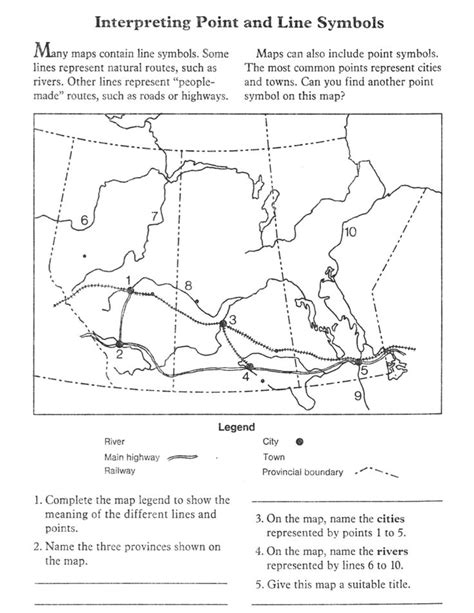 interpreting point and line symbols in 2024 map skills skills geography