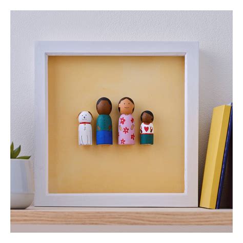 White Shadow Box Frame 18cm X 18cm Hobbycraft