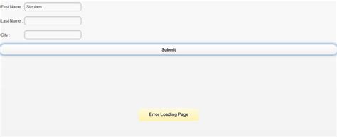 Jquery Error Loading Page Stack Overflow