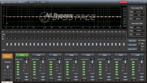 DSP8 1 Multi Channel DSP Crossover EQ With PC Software Control