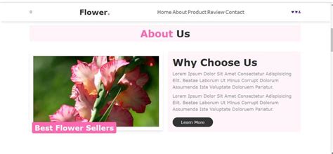 E Commerce Flower Shop Website Design Using Html And Css Freelancer
