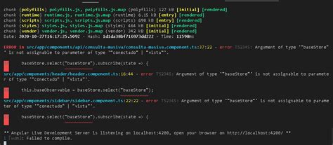 Angular Argument Of Type Basestore Is Not Assignable To Parameter