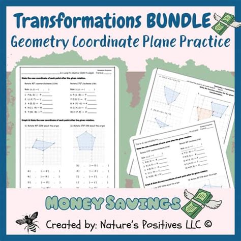 Geometry Transformations On The Coordinate Plane With Function Notation