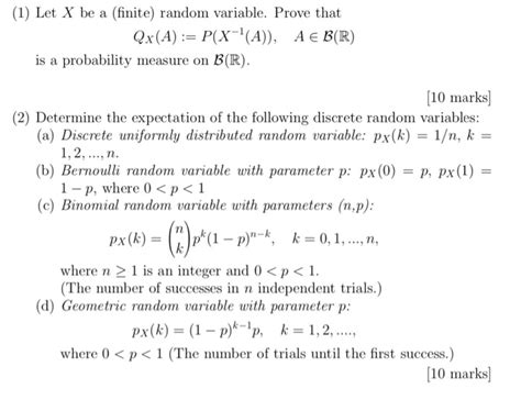 Solved Let X Be A Finite Random Variable Prove That Chegg Com