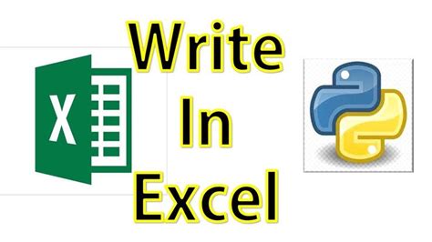 Write In Excel Using Python In Writing Excel Babe