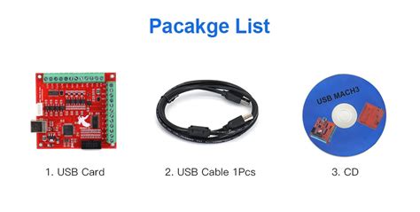 Aubalasti CNC USB MACH3 Breakout Board 100Khz 4 Axis Interface Driver Wavetopsign