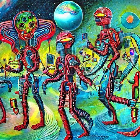 Stabilityaistable Diffusion · Castaneda Surreal Celestials Alien