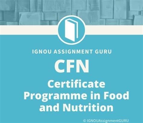 IGNOU CFN SOLVED ASSIGNMENT Free IGNOU SOLVED ASSIGNMENT GURU