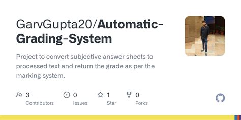 github garvgupta20 automatic grading system project to convert