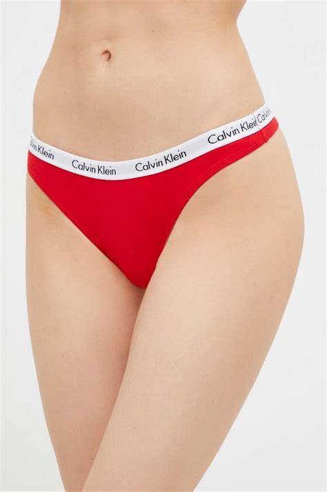 Стринги Calvin Klein Underwear колір червоний | ANSWEAR.ua