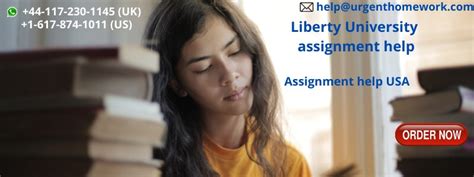 Liberty University Assignment Help Assignment Help Usa