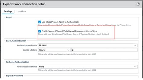 Set Up Explicit Proxy