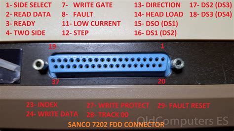 Sanco 7000 Fd Connector Pinout And 22disk Definition