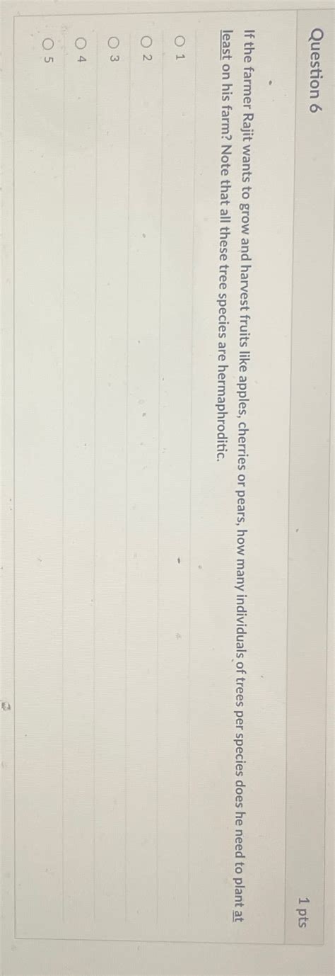 Solved Question 61 ﻿ptsif The Farmer Rajit Wants To Grow And