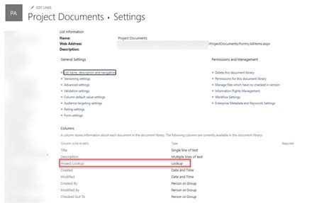 how to create different columns in a sharepoint library using power