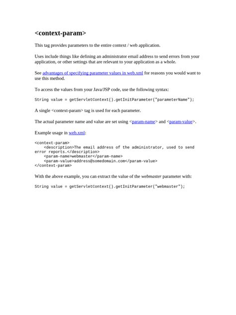 Context Initialization Parameter Pdf