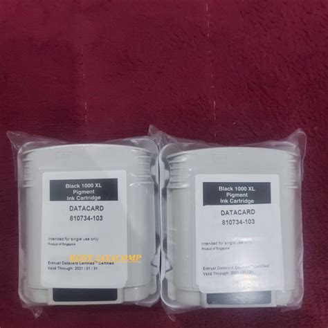 Jual Tinta Original Datacard PB500 - Black dan Color original | Shopee ...