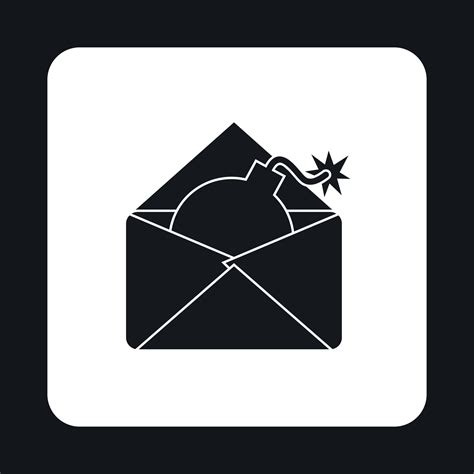 Hacking E Mail Icon Simple Style Vector Art At Vecteezy
