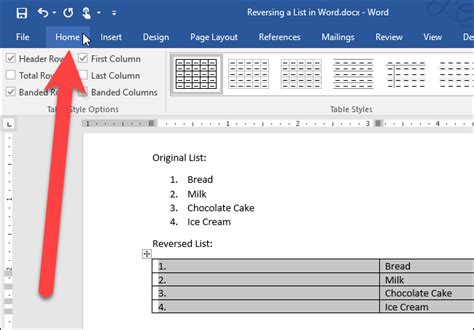Comment Inverser Une Liste Numérotée Ou à Puces Dans Microsoft Word