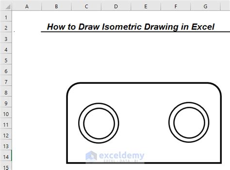 Isometric Drawing In Excel Steps
