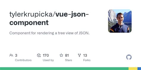 Github Tylerkrupicka Vue Json Component Component For Rendering A Tree View Of Json