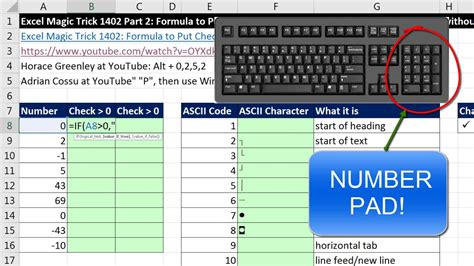 excel magic trick 1402 part 2 formula to put check mark in cell if