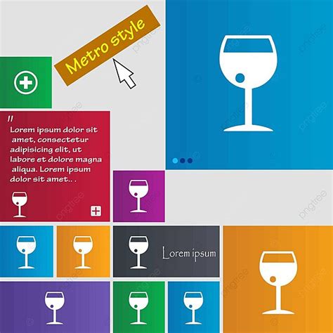 Vector Buttons Featuring A Modern Interface For Websites With A Cursor