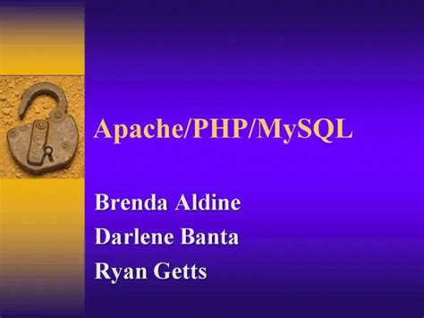 Ppt Apache Online Course Powerpoint Presentation Free Download Id