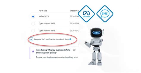 Meta Lead Ads Sms Verification Feature