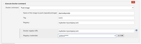 Docker Build Step Jenkins Plugin