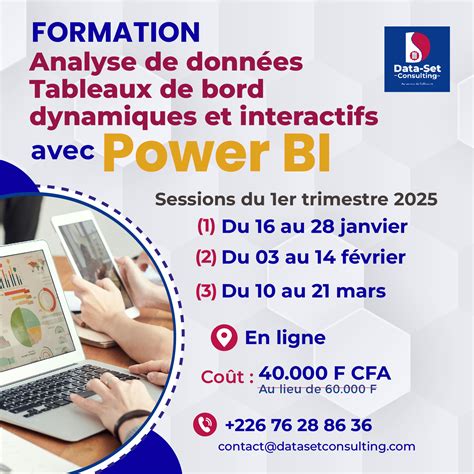Data Set 🚀 Formation Power Bi Sessions Du 1er Trimestre 2025 𝗣𝗢𝗪𝗘𝗥 𝗕𝗜 𝗔𝗻𝗮𝗹𝘆𝘀𝗲 𝗱𝗲