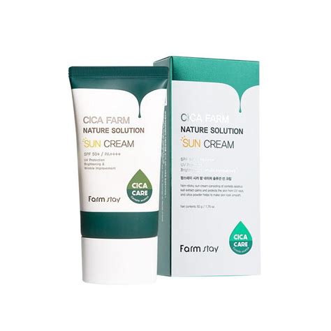 FarmStay Cica Farm Nature Solution Sun Cream SPF50+PA++++ - Weee!