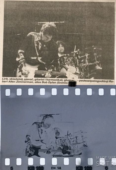 Negativ S Fotkama Iz 1 Reda S Koncerta Bob Dylan 7 1996 U Codroipo