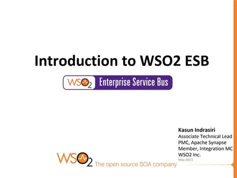Wso2 Esb Ppt