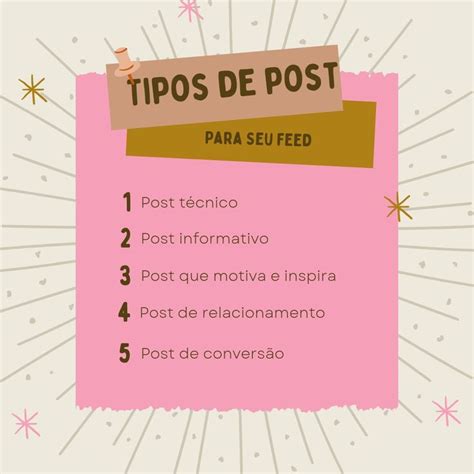 Tipos de post em 2023 Idéias de marketing Marketing Redes sociais