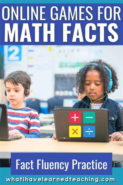 Online Math Computation Games For Fact Fluency