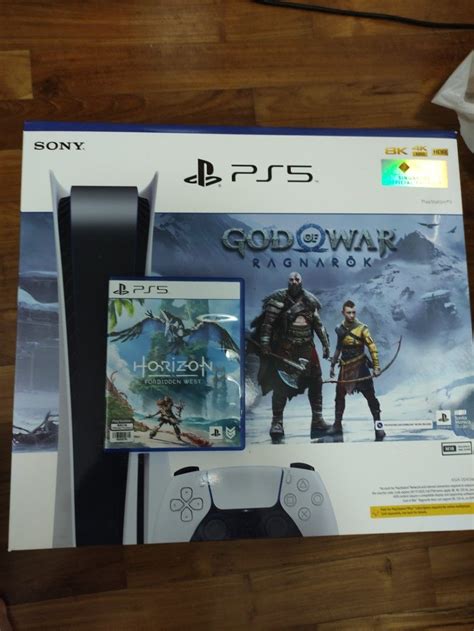 Playstation 5 Disc Version with God of War Ragnarok, Video Gaming ...